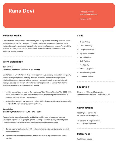 Supermarket Cv Best Free Cv Examples And Writing Tips