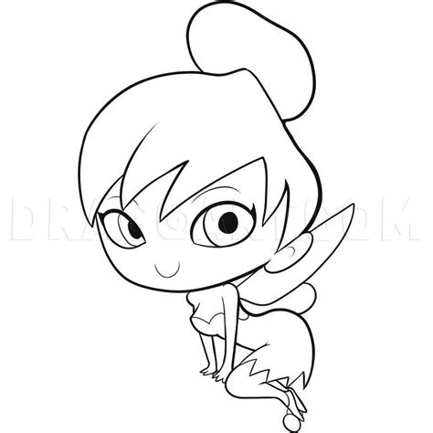 How To Draw Chibi Tinkerbell Step By Step Drawing Guide By Dawn Artofit