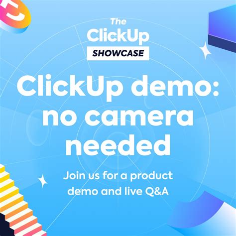 Clickup On Linkedin Its Time For The Clickup Showcase 🤩 Join Us For A No Pressure Product…