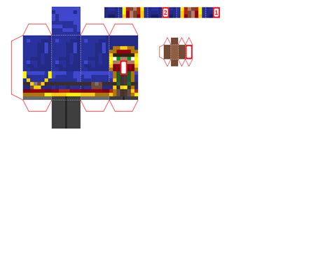 Mini Wandering Trader With Llamas Pixel Papercraft