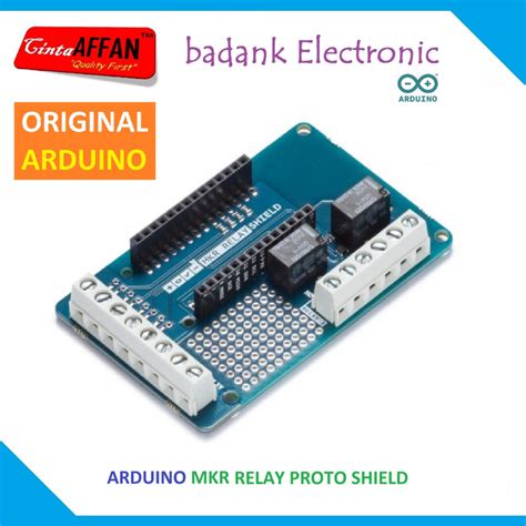 Jual Arduino Mkr Relay Proto Shield Badank Electronic Tokopedia