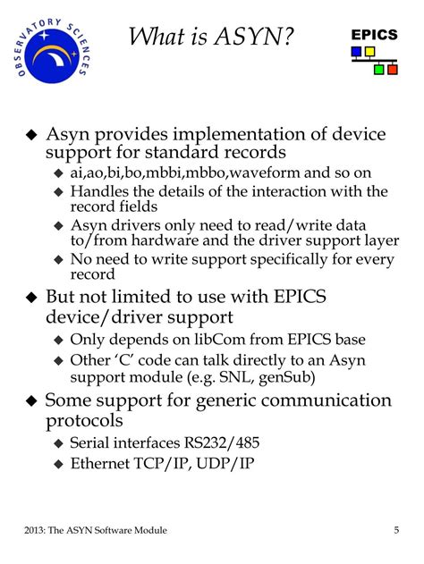 PPT The ASYN Software Module PowerPoint Presentation Free Download ID