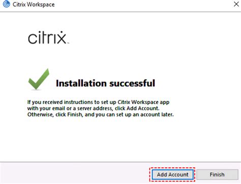 Citrix Workspace Windows