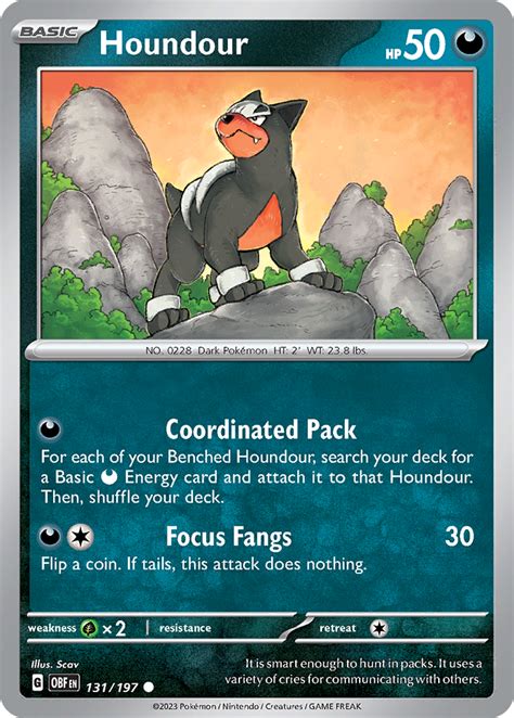 Houndour Pokémon Detail