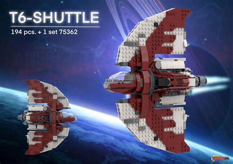 lego moc t6 shuttle without stickers by itavix rebrickable build