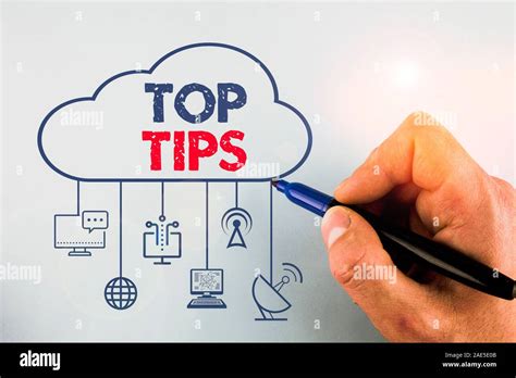 word writing text top tips business photo showcasing a small but