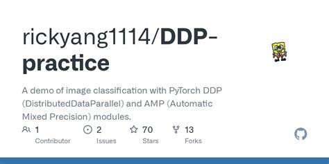 Github Rickyang1114 Ddp Practice A Demo Of Image Classification With Pytorch Ddp