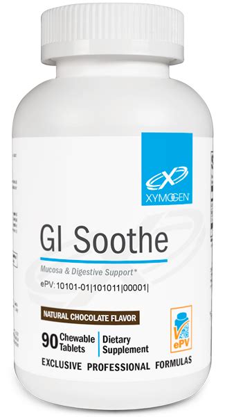 Xymogen® Gi Soothe Chocolate 90 Tablets Natural Medicine For Health