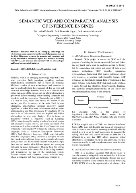 Pdf Semantic Web And Comparative Analysis Of Inference Engines