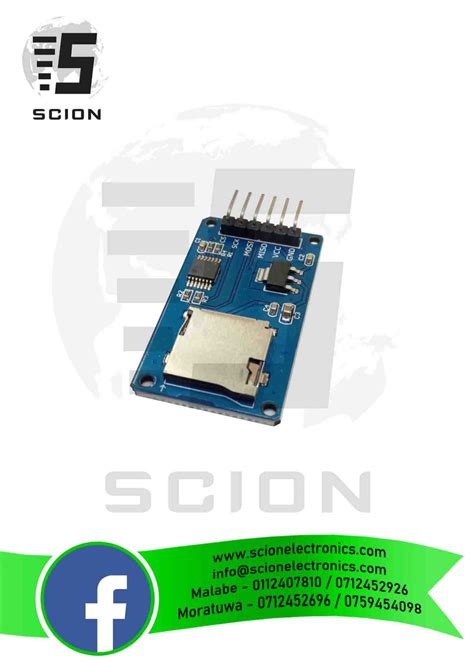 Micro SD Card Mini TF Card Reader Module SPI Interfaces With Level Converter Chip Scion