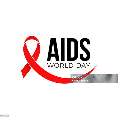 세계 에이즈의 날 레드 리본 1 12 월 인식 연대 아이콘 벡터 기호 1에 대한 스톡 벡터 아트 및 기타 이미지 1 12월 World Aids Day Istock