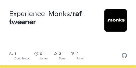 GitHub Experience Monks Raf Tweener