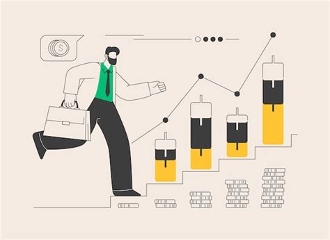 Premium Vector Stock Market Abstract Concept Vector Illustration