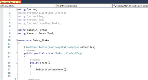 Button Shake Animation In Android And Uwp Using Xamarinforms