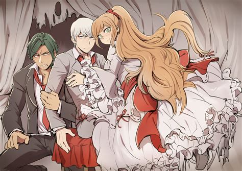 Yukizome Chisa Sakakura Juzo And Munakata Kyosuke Danganronpa And 1