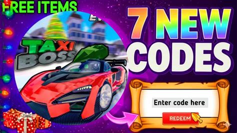 Secret Update Taxi Boss Codes 2026 Roblox Taxi Boss Youtube