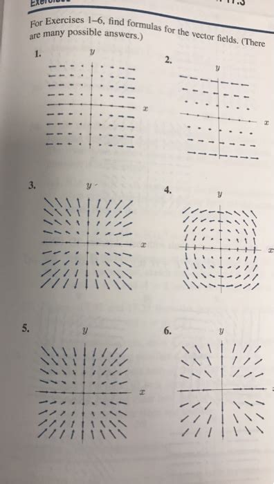 Solved For Exercises 1 6 Find Formulas For The Vector Chegg Com