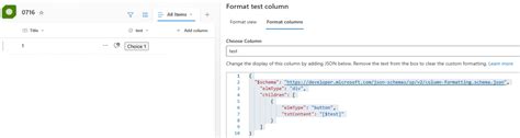 List Sharepoint Online Json Tile Custom Formatting Loop Through Available Choices