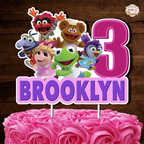 Muppet Babies Cake Topper Muppet Babies Centerpiece Muppet Babies