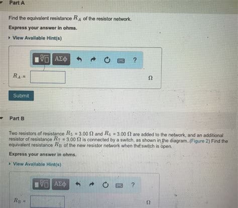 Solved Equivalent Resistance Constants Consider The Network