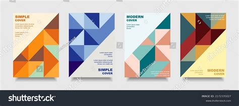 Simple Design Poster Background Modern Minimal Stock Vector Royalty