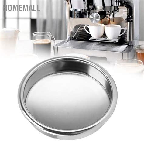Homemall Backflush Blind Filter 58 มม สแตนเลสสตีล Portafilter ใส่ตะกร้าสำหรับอุปกรณ์เสริมเครื่อง