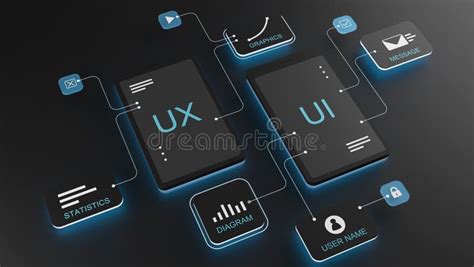Ux User Interface Flowchart Connection Mode Graphic Designer