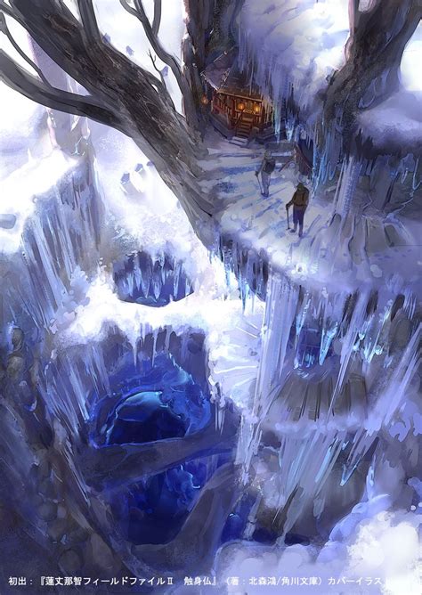 Munashichi Original Bad Link Highres Others Bare Tree Cliff From Above Icicle Multiple