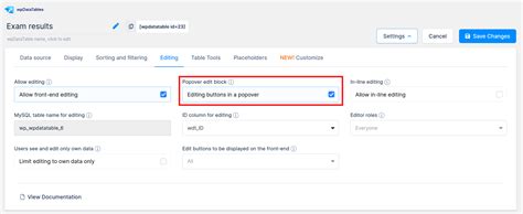 Inline Editing Of Tables Wpdatatables Tables And Charts Plugin