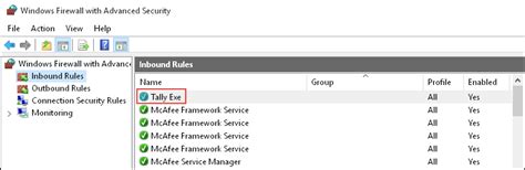 Adding Tally ERP 9 Program Files To The Exception List Of Windows 10 Firewall