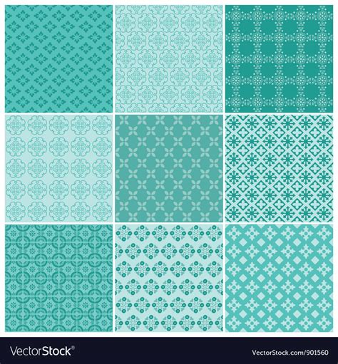 Seamless Backgrounds Collection Royalty Free Vector Image