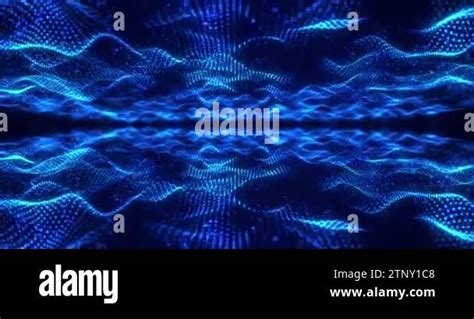 Digital Dynamic Particle Wave Data Flow Cyber Technology Background