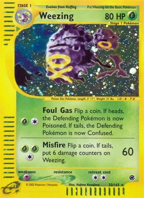 Pokemon Weezing Evolution Chart