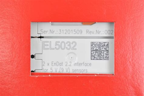Beckhoff Ethercat Klemme 2 Kanal Encoder Interface Endat 2 2 El5032 El 5032 Ebay