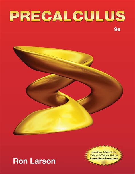 Precalculus 9th Edition Larson Ron 9781133949015 Books