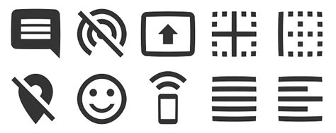 set of 10 icons text editor vector collection thin line web icon simple