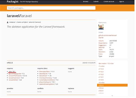 php laravel 라라벨 사용해서 프로젝트 생성하기
