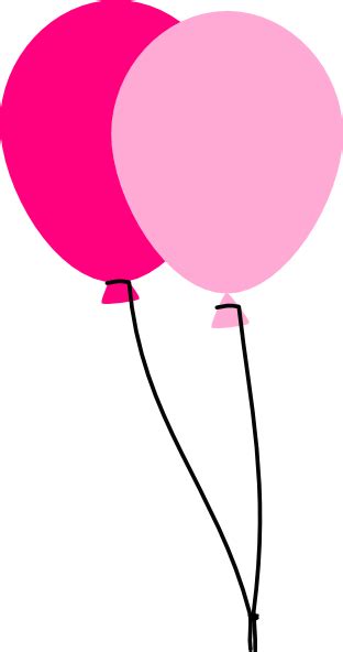 Balloons Vector Pink Balloon Pink Balloon Clip Art Png 312x592 Png