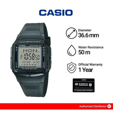 Jual Jam Tangan Pria Casio Db 36 1a Digital Dial Black Resin Band