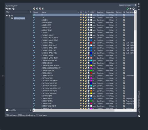 solved filters unused civil3d specific layers autodesk community