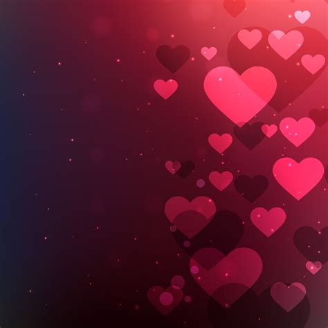 Hearts Background For Valentines Day Vector Design Illustration Download Free Vector Art
