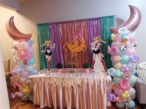 Decoracion Sailor Moon Decoracion Fiesta Cumpleaños Decoracion De