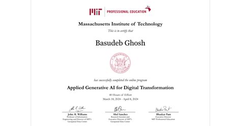 Basudeb Ghosh On Linkedin Applied Generative Ai For Digital