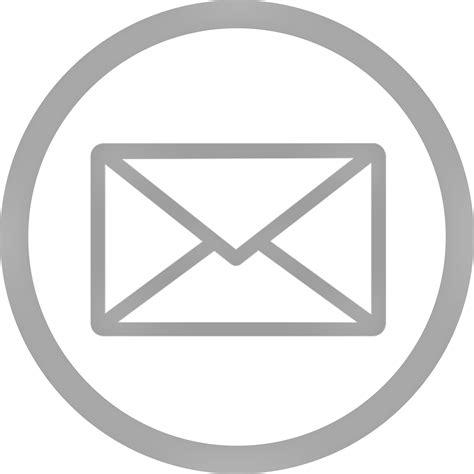Email Icon White Background Icône Mail Blanche Skrw