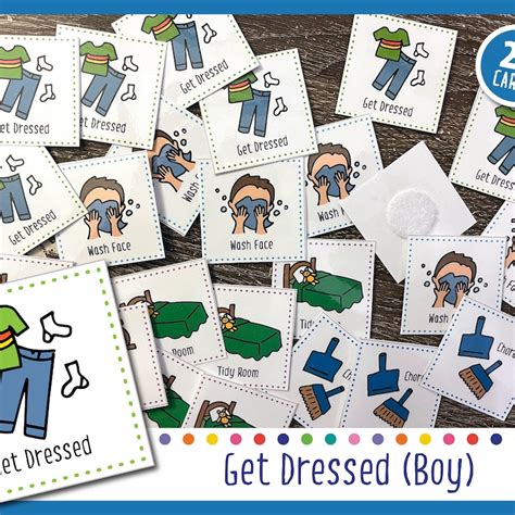 Visuals For Getting Dressed Etsy
