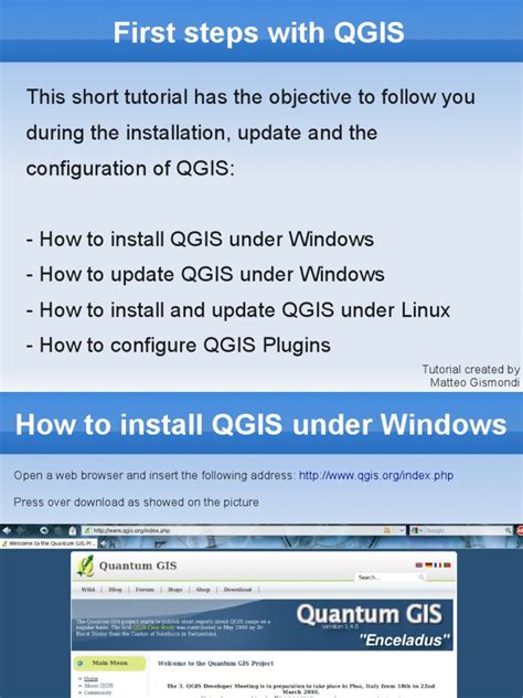 Qgis Tutorial Pdf