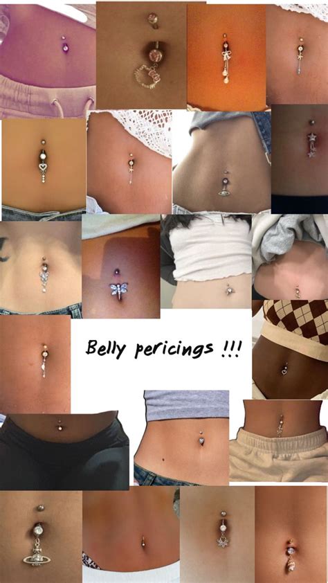 Belly Peircings In 2025 Pretty Ear Piercings Unique Body Piercings