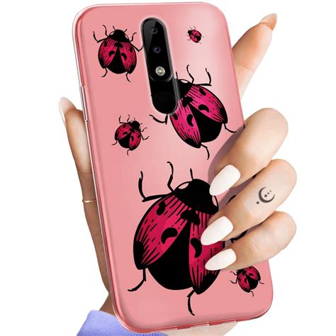 Etui Do Nokia 5 1 Plus Wzory Biedronka Z BiedronkĄ Ladybug Obudowa Case
