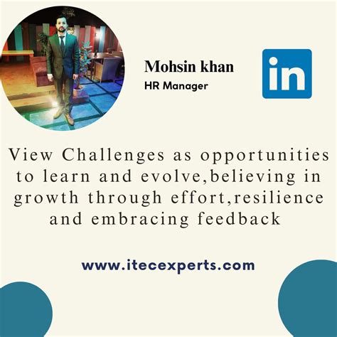 Mohsin Khan On Linkedin Growthmindset Continuousimprovement Resilience Embracechallenges…