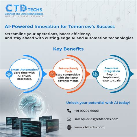 Boost Efficiency And Streamline Operations With Ai Ctd Techs Pvt Ltd Posted On The Topic